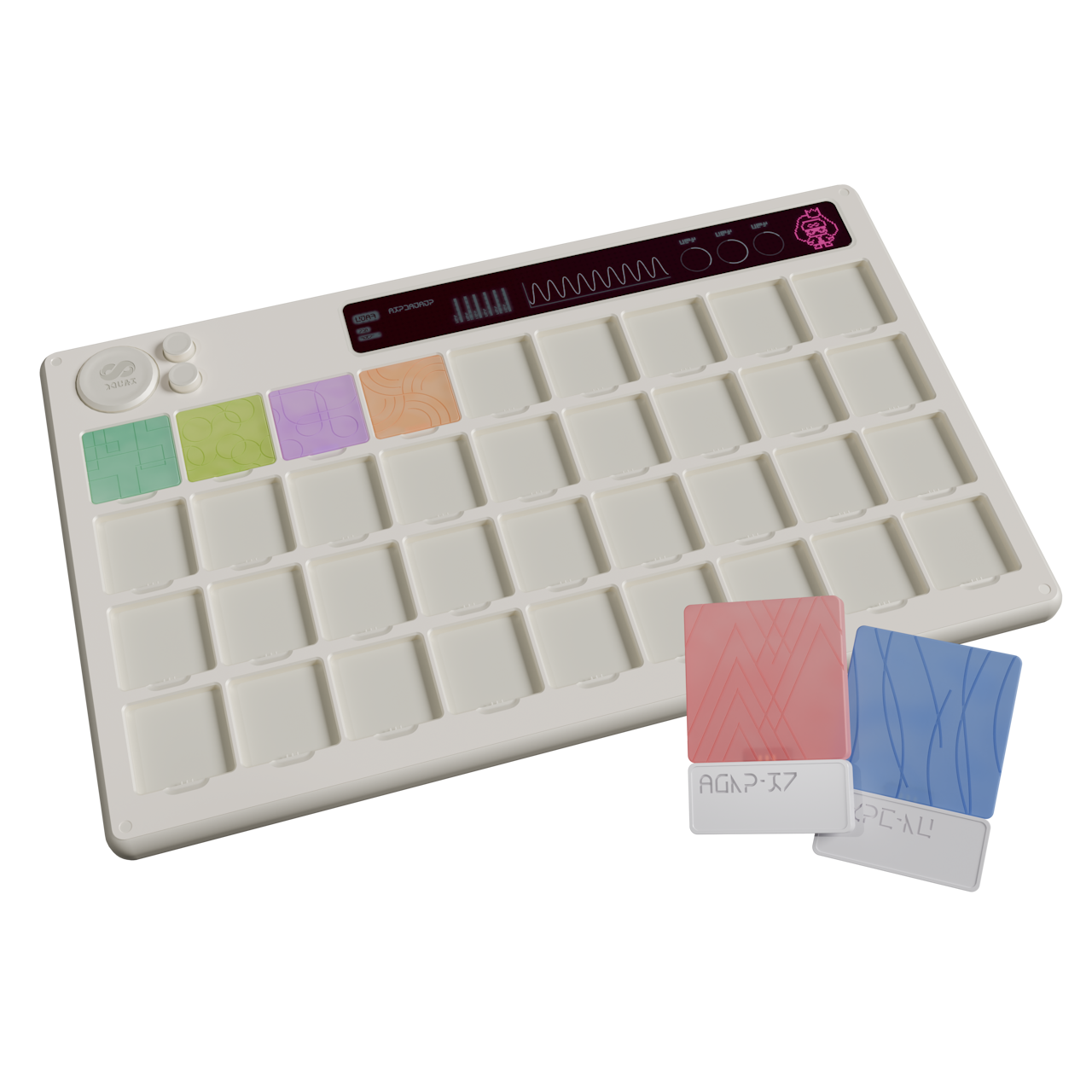 Open3DLab • Side Order Palette & Color chips (Splatoon 3), Blender 4.1