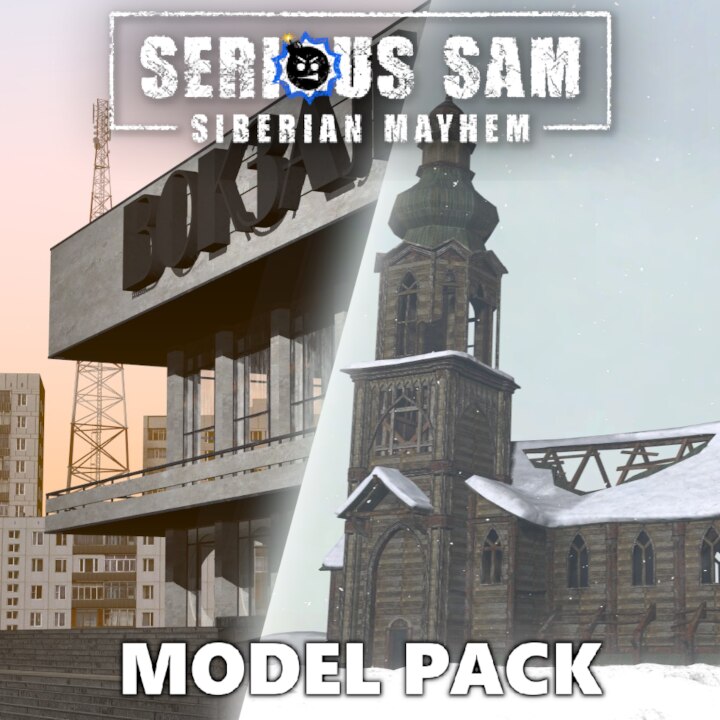 SFMLab • Soviet/Russian buildings pack from Serious Sam: Siberian Mayhem
