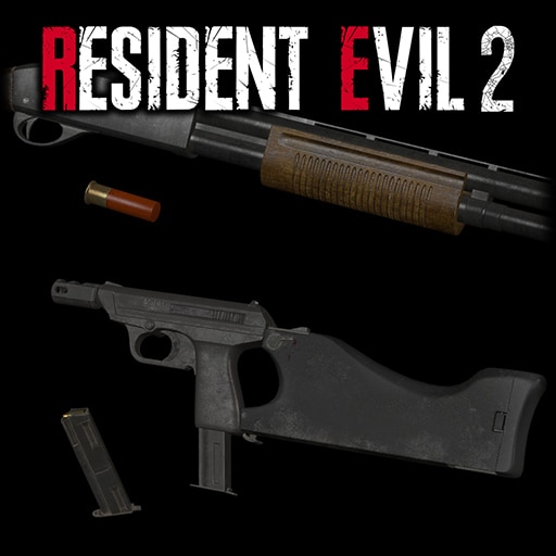SFMLab • RE2 Remake Weapons & Items Props Pack