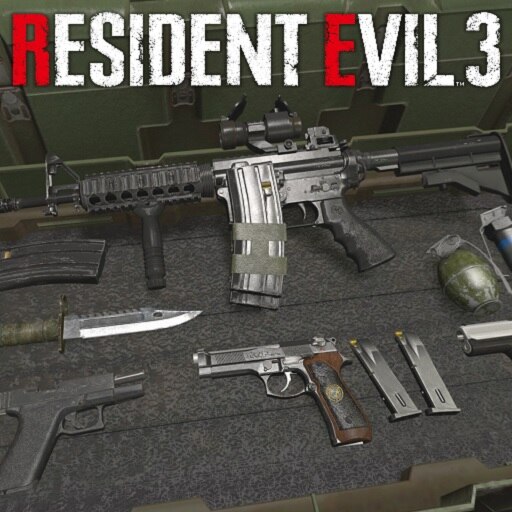 SFMLab • RE3 Remake Weapon Props Pack