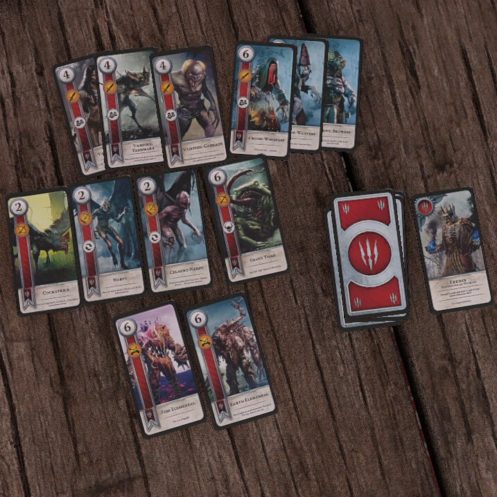 SFMLab • Witcher: Monster Gwent Deck Cards