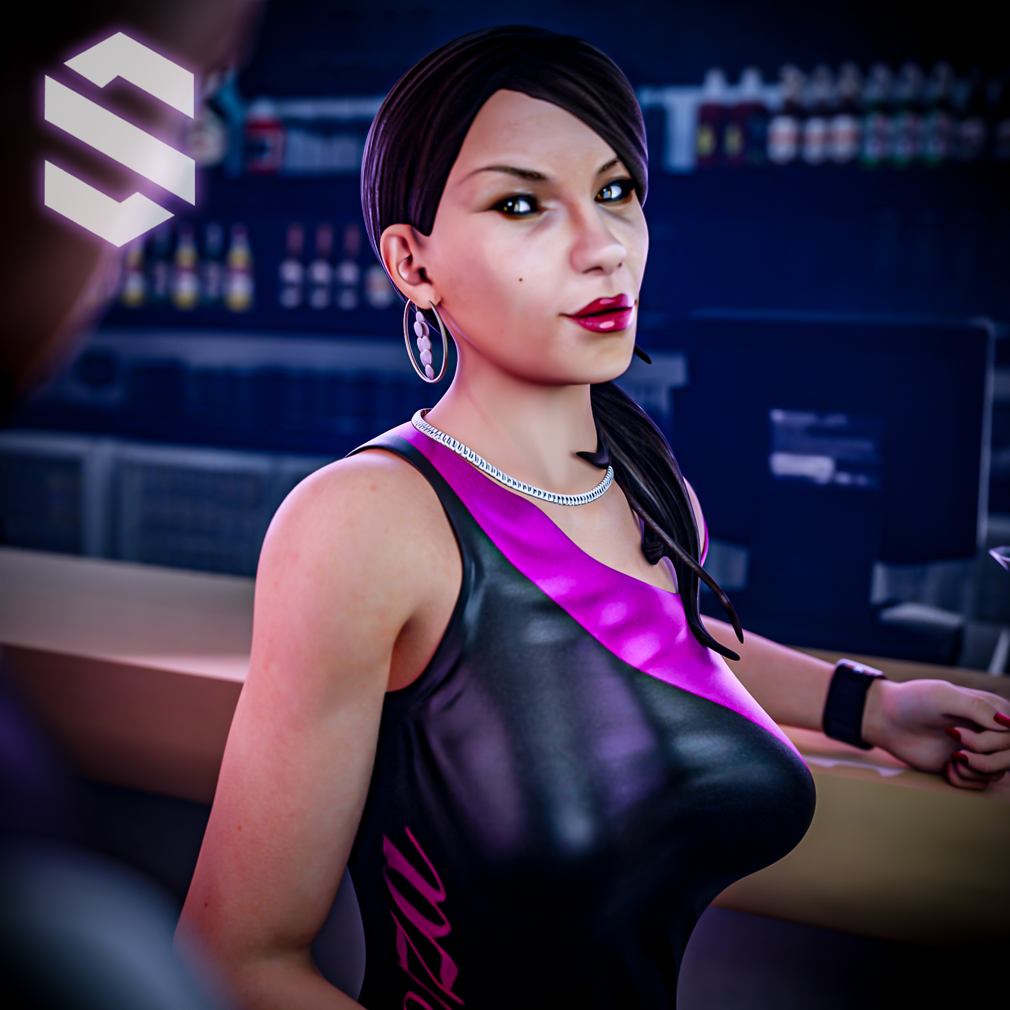 SmutBase • Kay Hartman / Girl in Bathroom