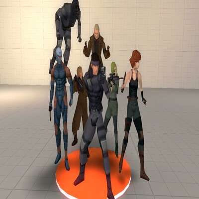 SFMLab • Metal Gear Solid (ps1 character models)