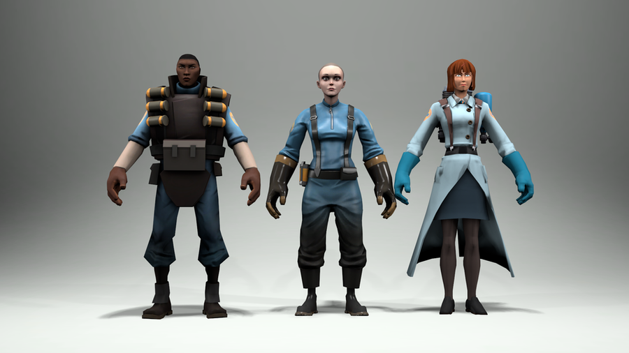 SFMLab • TF2 Merc women headhacks