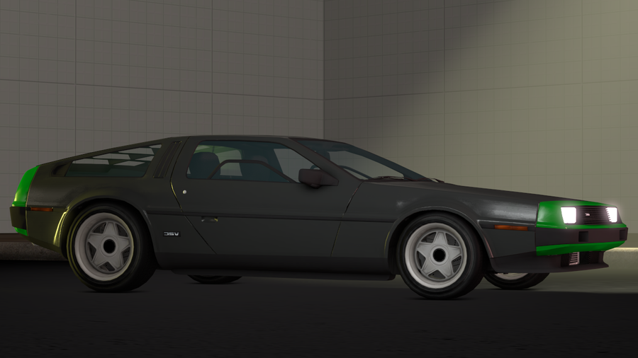 SFMLab • DMC-12 '81 Custom - Low poly model