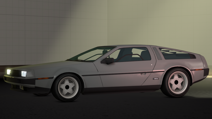 SFMLab • DMC-12 '81 Custom - Low poly model