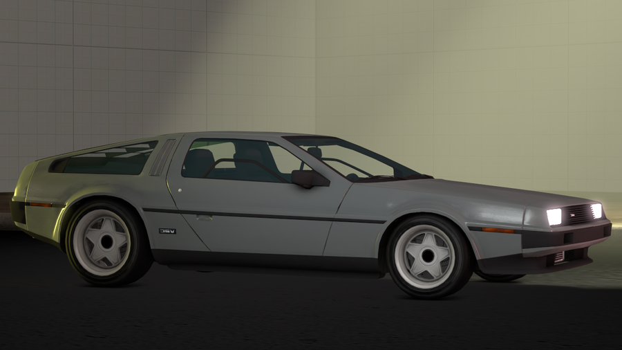 SFMLab • DMC-12 '81 Custom - Low poly model