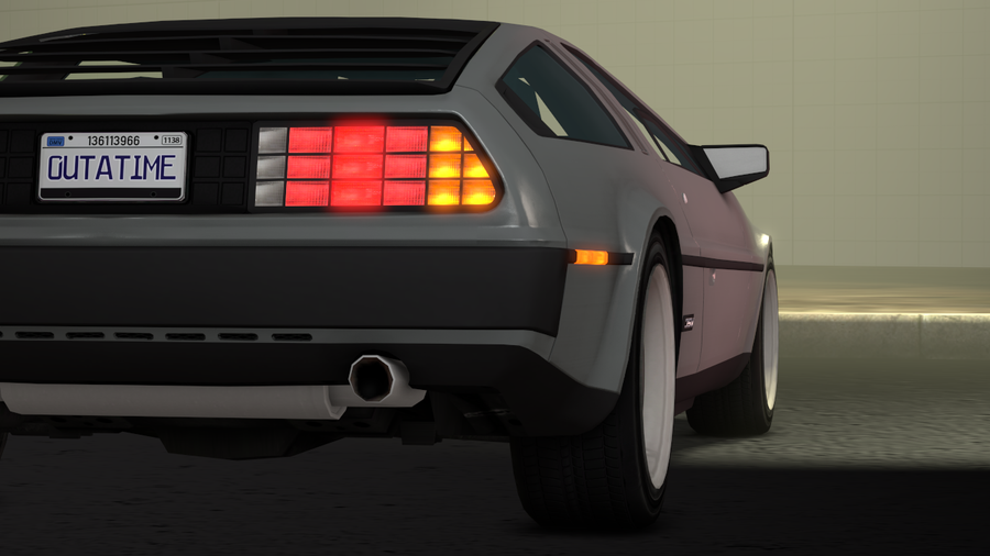 SFMLab • DMC-12 '81 Custom - Low poly model