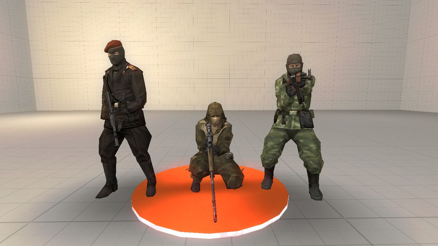 SFMLab • Metal Gear Solid 3 / Portable Ops (character models)