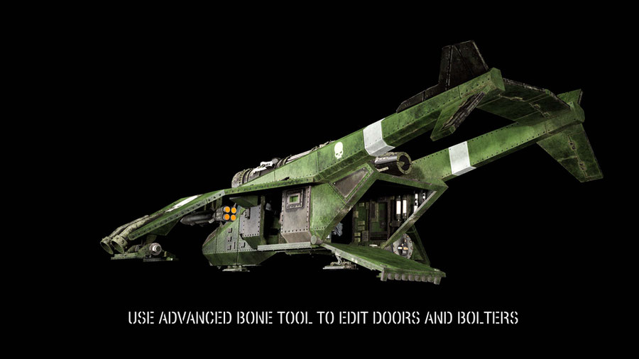 SFMLab • WH40k Astra Militarum Valkyrie Gunship Props