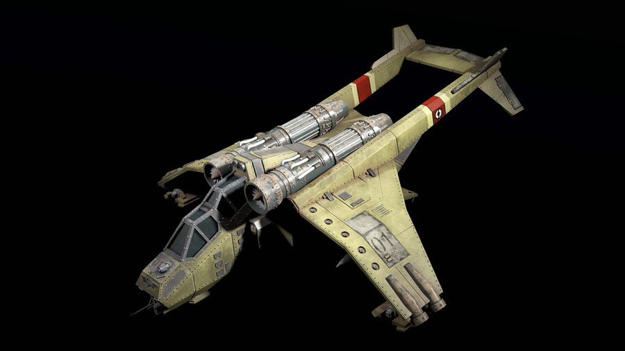 SFMLab • WH40k Astra Militarum Valkyrie Gunship Props