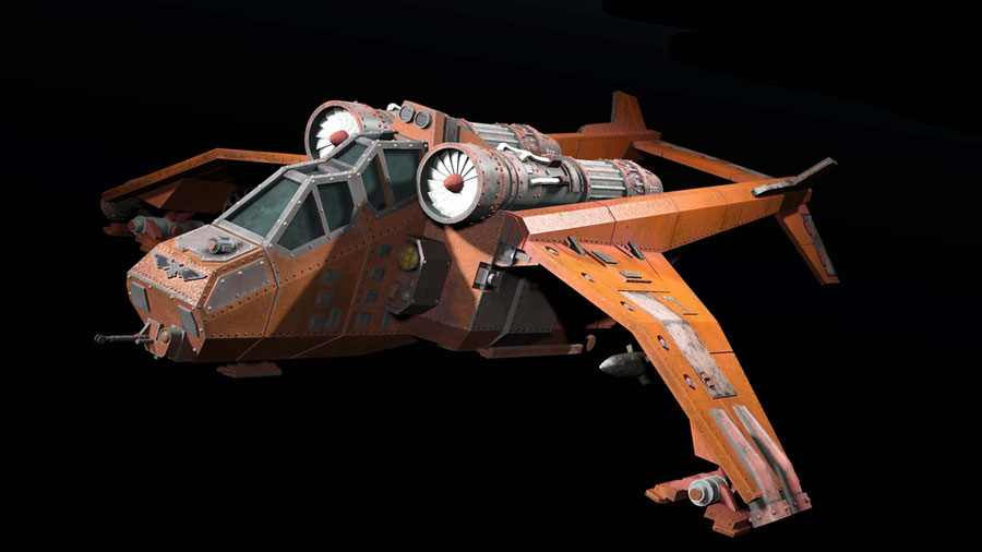 SFMLab • WH40k Astra Militarum Valkyrie Gunship Props