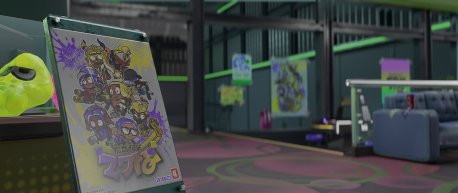 Open3DLab • Local Lobby (Splatoon 3), Blender 3.6.2 Eevee