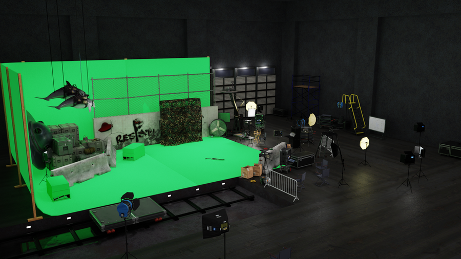 Open3DLab • WWE 2k - Movie Set