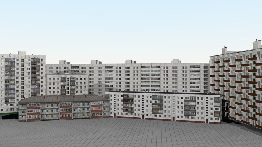 SFMLab • Soviet/Russian buildings pack from Serious Sam: Siberian Mayhem