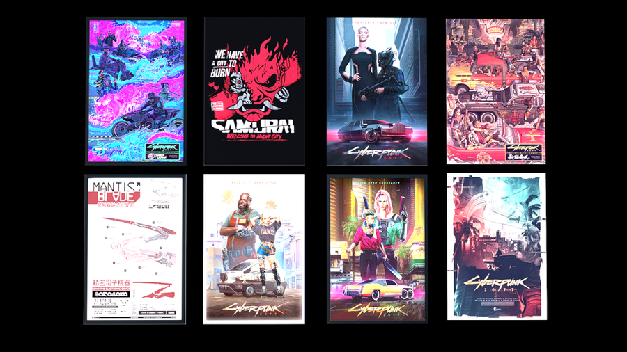 SFMLab • Cyberpunk 2077 Posters