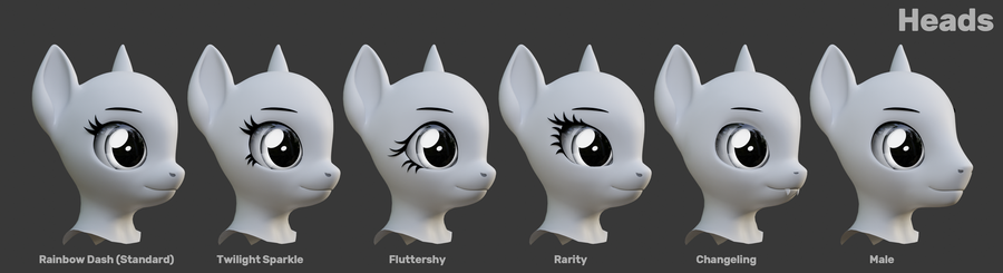 SmutBase • Blender ReVAmped Anthro Ponies Update 2.0 (+Addon)