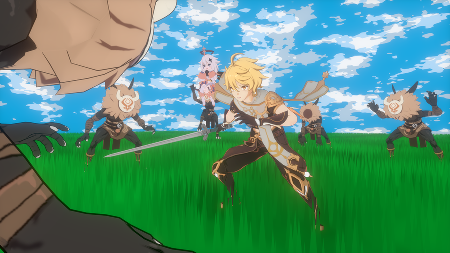 SmutBase • Aether face-rig (Genshin impact)