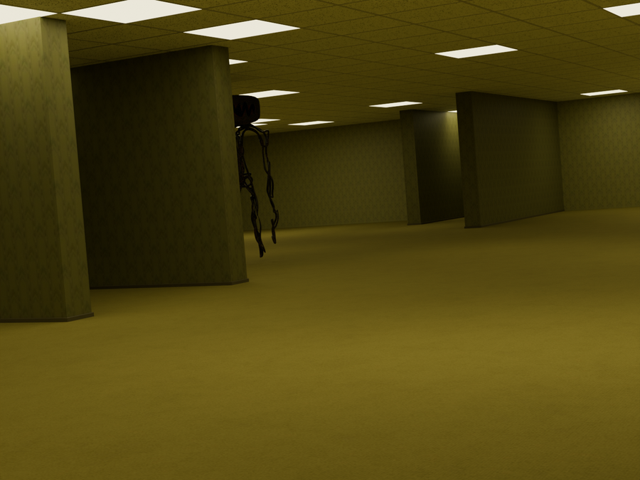 Open3DLab • The Backrooms level 0 (the Blender Rooms)