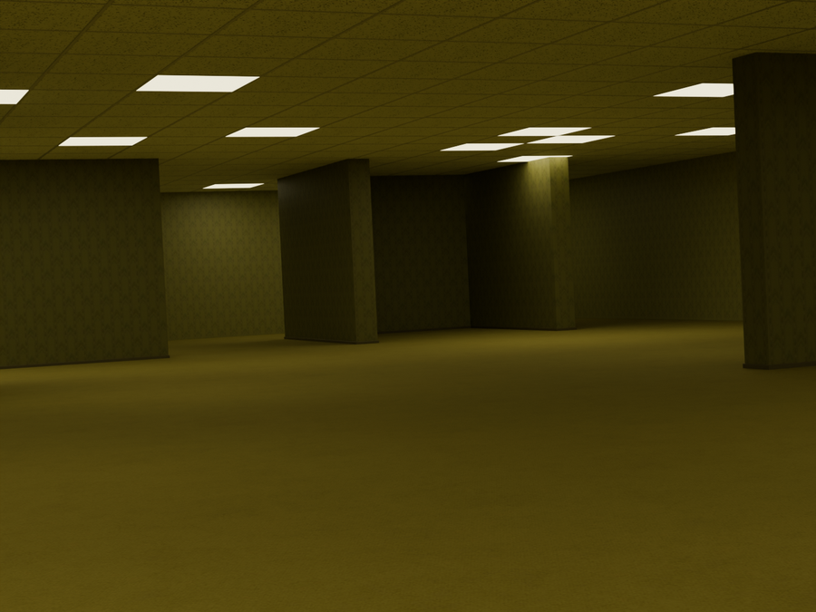 Open3DLab • The Backrooms level 0 (the Blender Rooms)