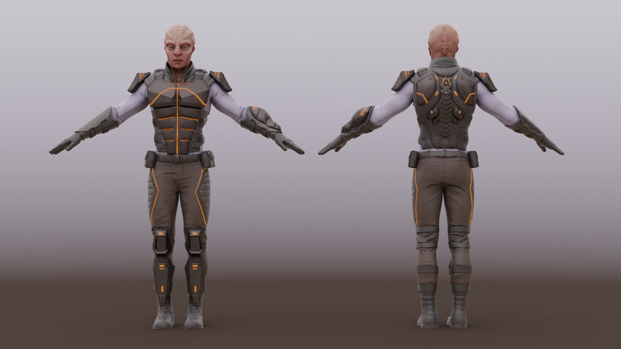 Open3DLab • Cherub from XCOM: Chimera squad