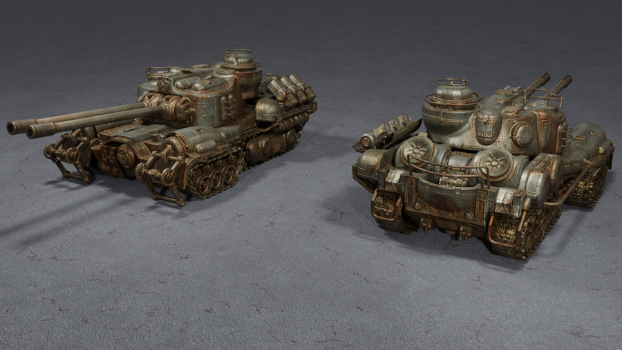 Open3DLab • Fallout 4 - Tank
