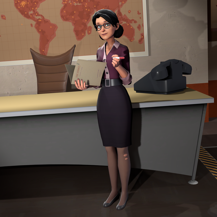SmutBase • Gladiatus' Accurate Miss Pauling Model V4 [Team Fortress 2]