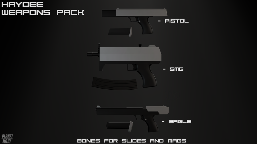 SFMLab • Haydee Weapons Pack