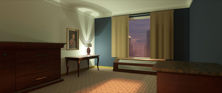 SFMLab • [SFM2] Downtown Hotel room (Models & Map)
