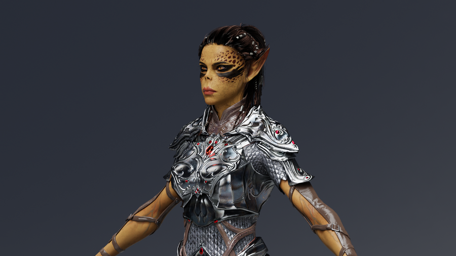 SmutBase • Lae'zel V1.0 (Blender 3.6)