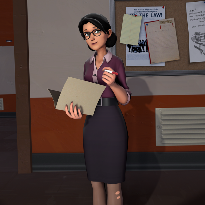 SmutBase • Gladiatus' Accurate Miss Pauling Model V4 [Team Fortress 2]