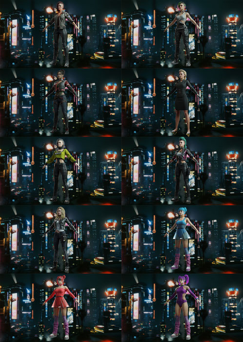 SmutBase • Cyberpunk 2077 Model Pack