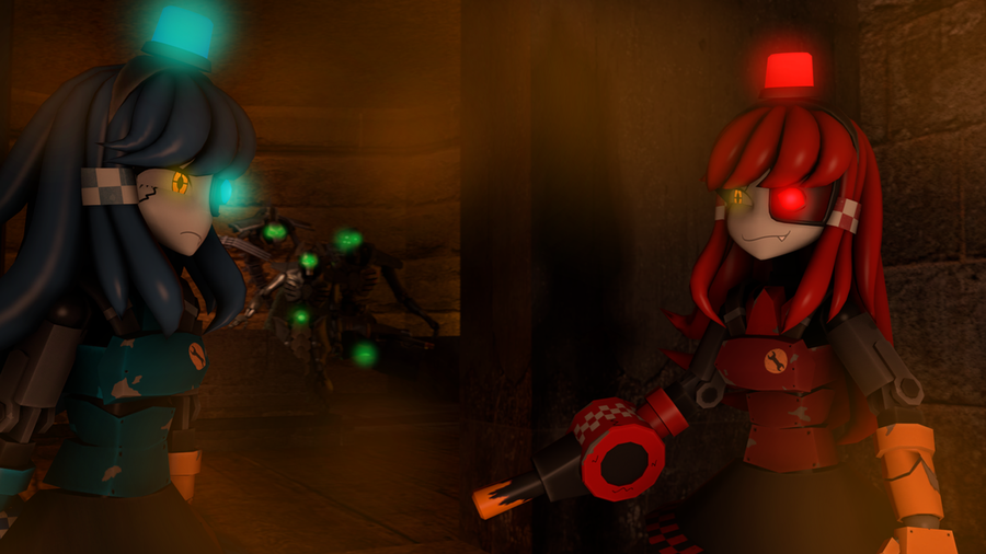SFMLab • [TF2] Mimi-Skrimisher (Custom edited model) (RED-BLU)