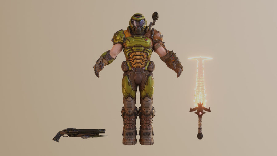 Open3DLab • Doom Slayer