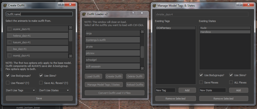 SFMLab • Outfit Loader V2.2