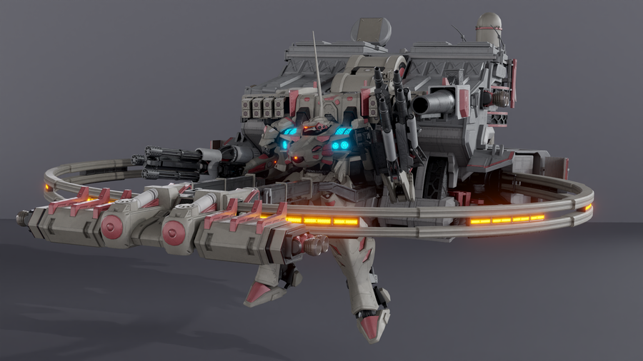 Open3DLab • Armored Core 6 Balteus (PCA and Arquebus)