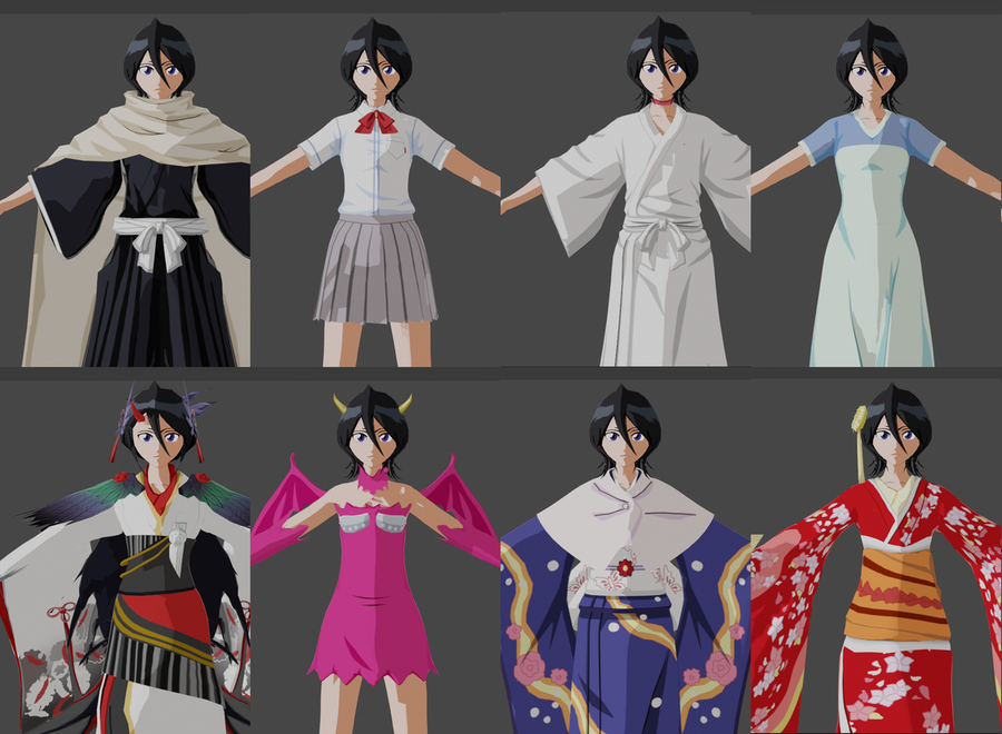 SmutBase • [Bleach] Rukia Kuchiki Pack