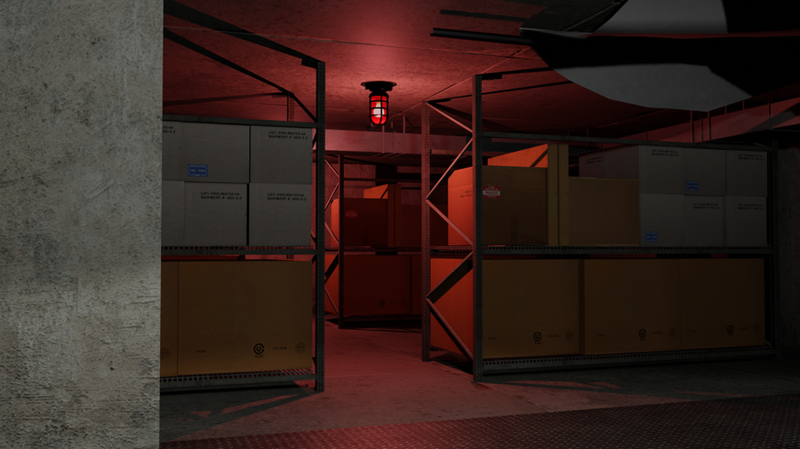 Open3DLab • Underground Hideout (Blender 4.1)