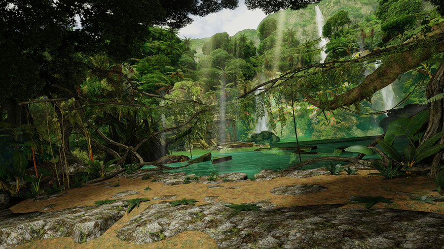 Open3DLab • Jungle Alcove - Tekken Mobile