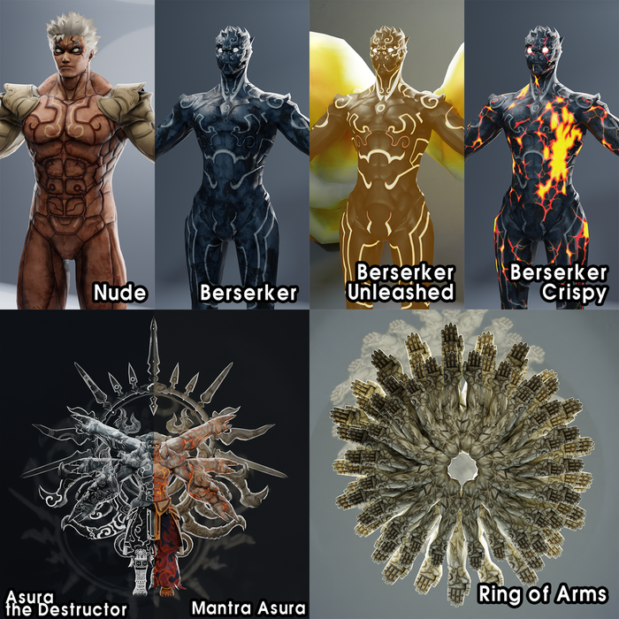 Open3DLab • Asura's Wrath - Asura