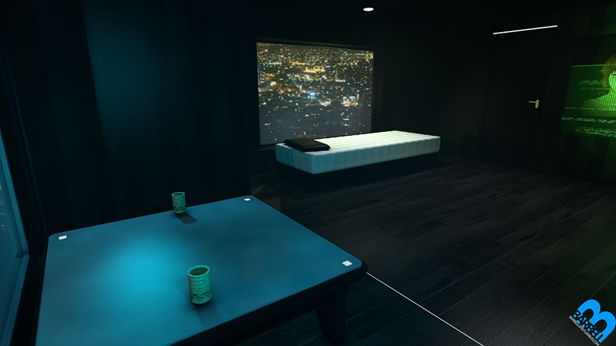 SFMLab • Barbell - Motoko Bedroom Prop Pack