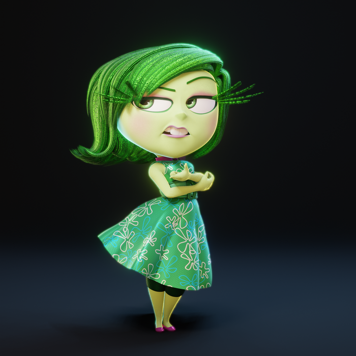 Open3DLab • Disgust-Blender 3D