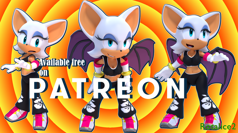 SmutBase • Rouge the Bat "vintage" collection