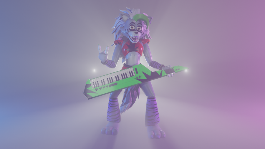 Open3DLab • Roxanne Wolf (Five Nights at Freddy's: Security Breach)