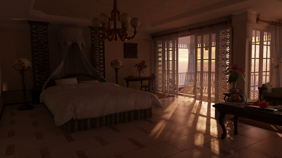 Open3DLab • Dead Or Alive Extreme Fortune 3 - Bedroom