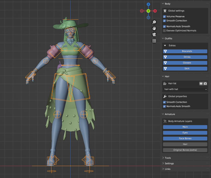 Open3DLab • Ashe Poolside Skin + B.O.B & Weapons (OverWatch 2)