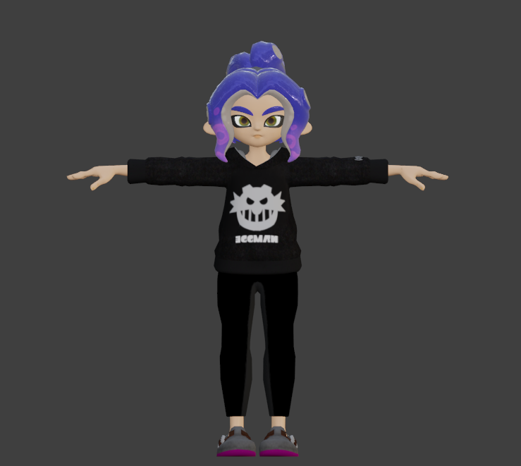 SmutBase • Fuegon the Octoling (Oc)