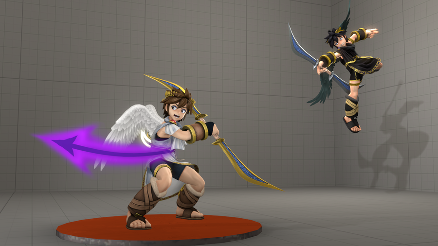 SFMLab • SSBU: Pit / Dark Pit (With Source)