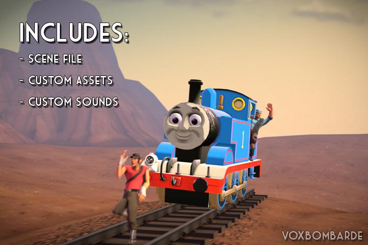 SFMLab • [DMX + Assets] Thomas the Tank Engine