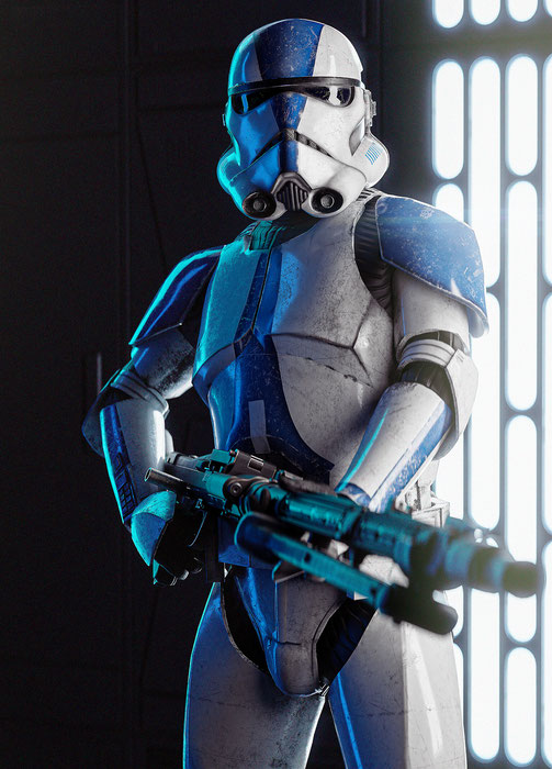 Open3DLab • Clone StormTrooper Phase 3 V3 ( Triton squad 501st )